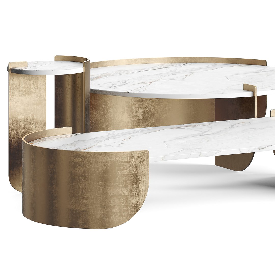 3D Model Encore Italia Osiris Coffee Table - TurboSquid 2072943