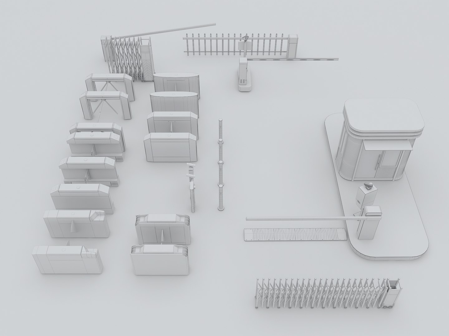 3D Security Post - TurboSquid 2067717