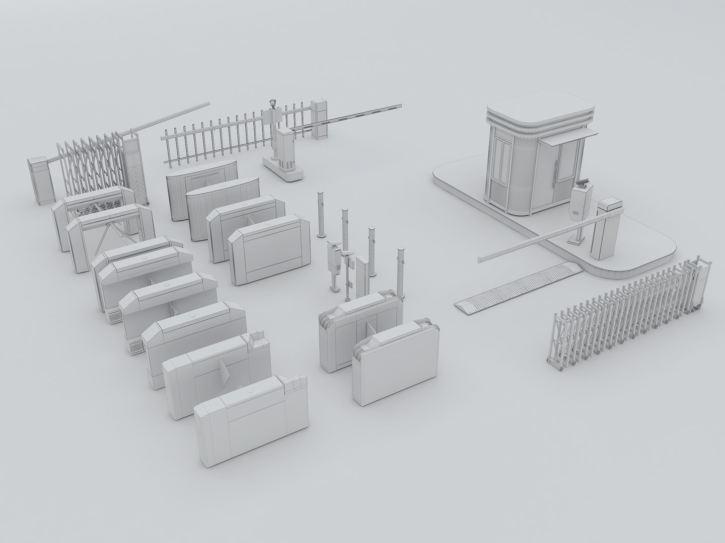 3D Security Post - TurboSquid 2067717