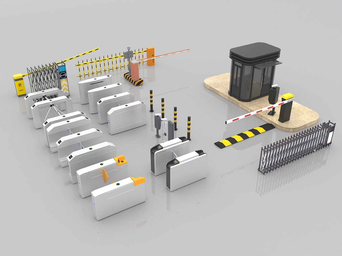 3D Security Post - TurboSquid 2067717