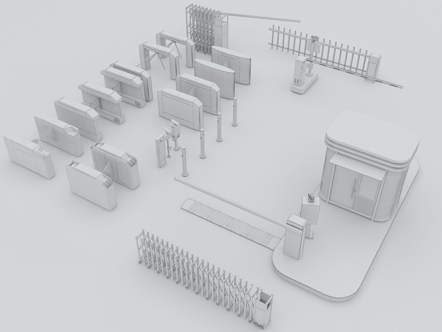 3D Security Post - TurboSquid 2067717