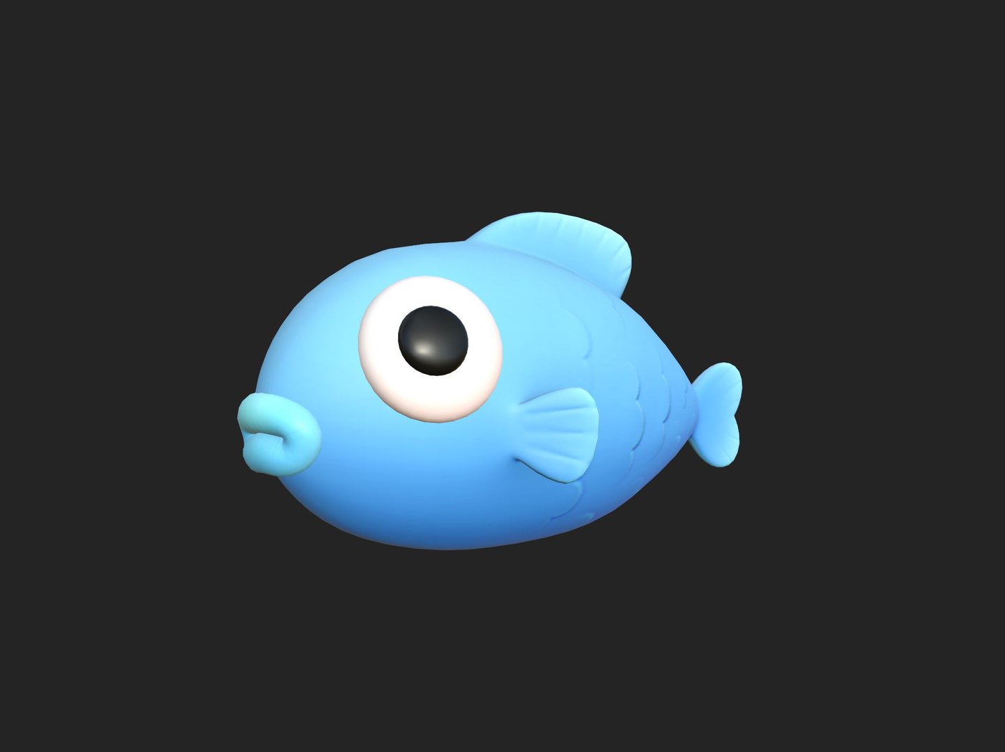 Fish Character 3D Model - TurboSquid 2326766