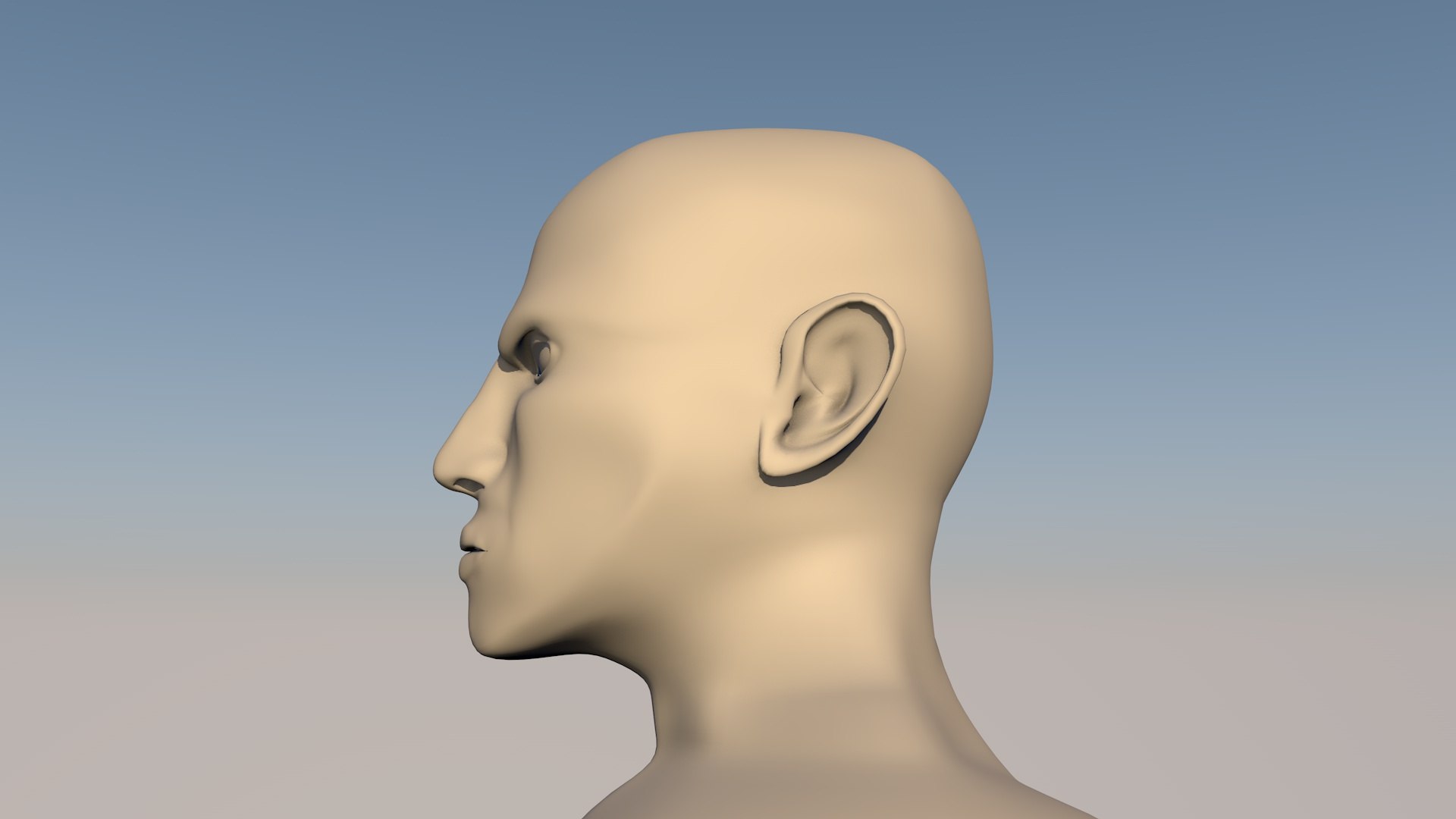 Male Face Model - TurboSquid 1853221