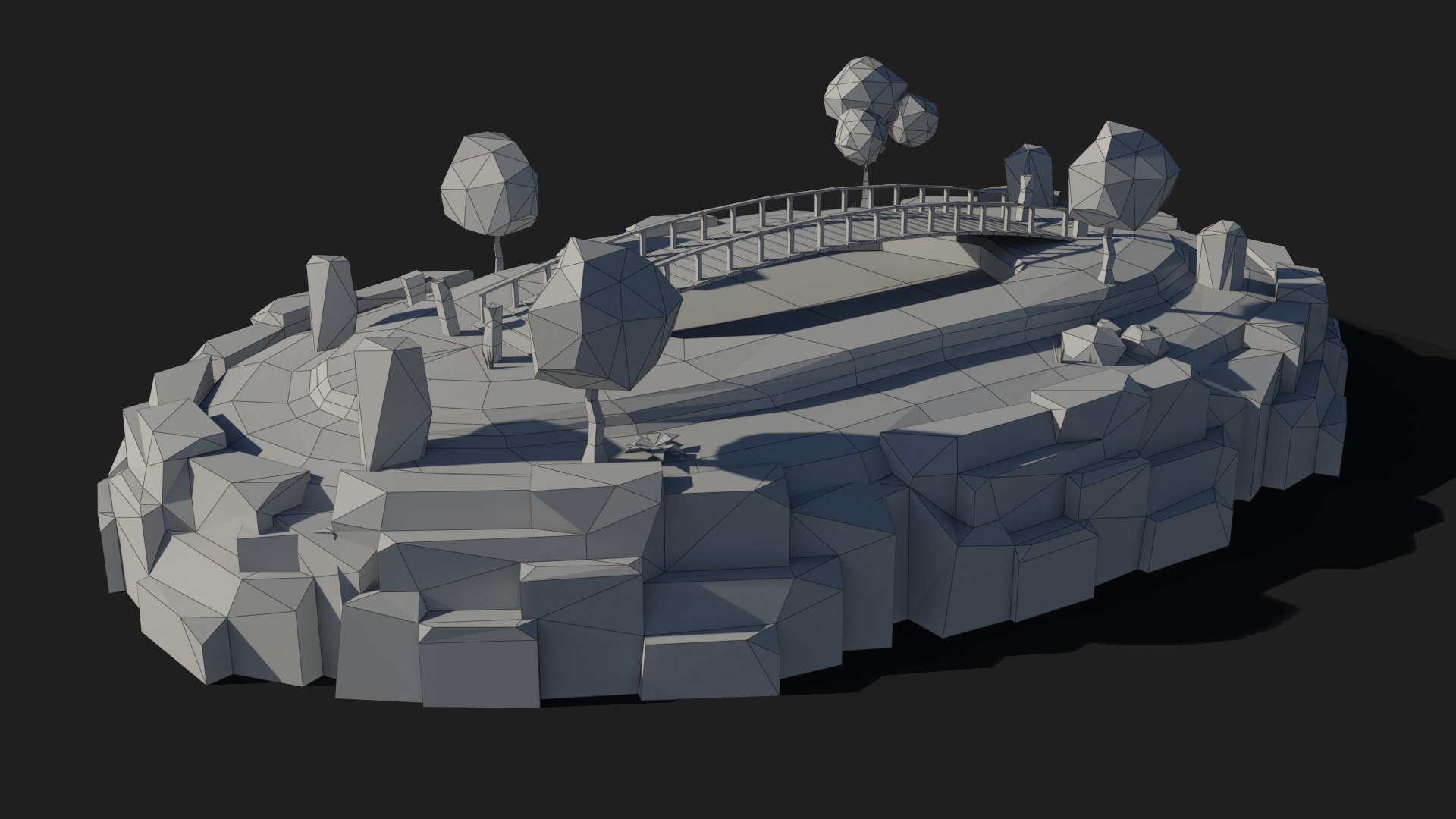 Island Cartoon X9 Low-poly 3D Model 3D Model - TurboSquid 1929798