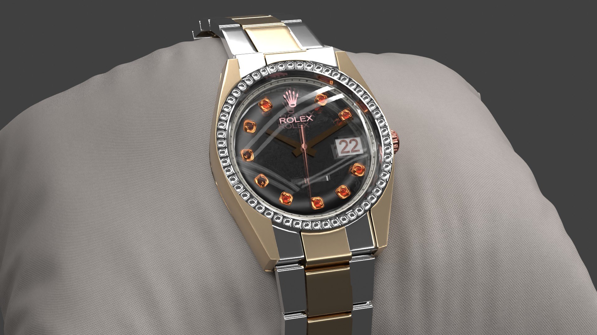 Rolex Watch 3D Model - TurboSquid 2221051