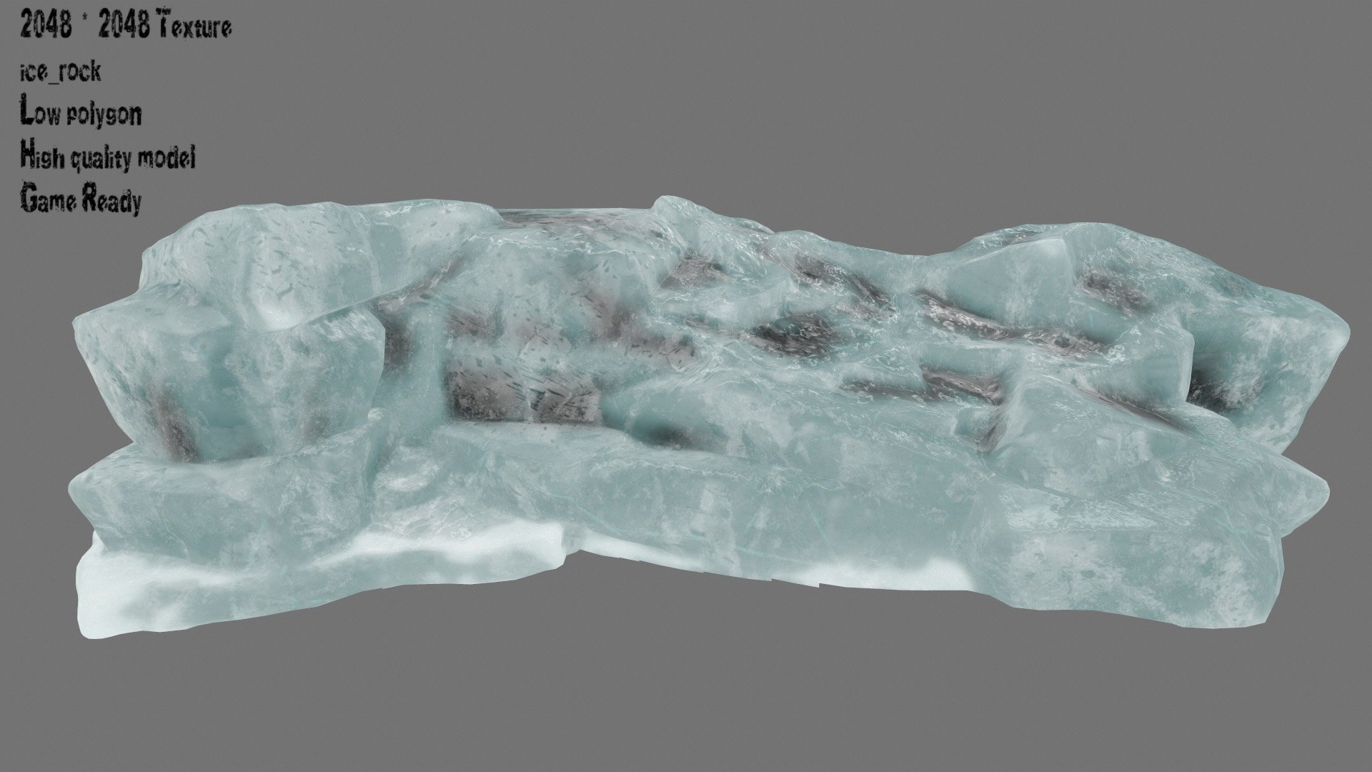 Ice snow 3D model - TurboSquid 1187245
