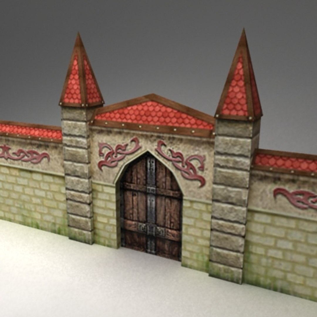 3d Gates Wall Model