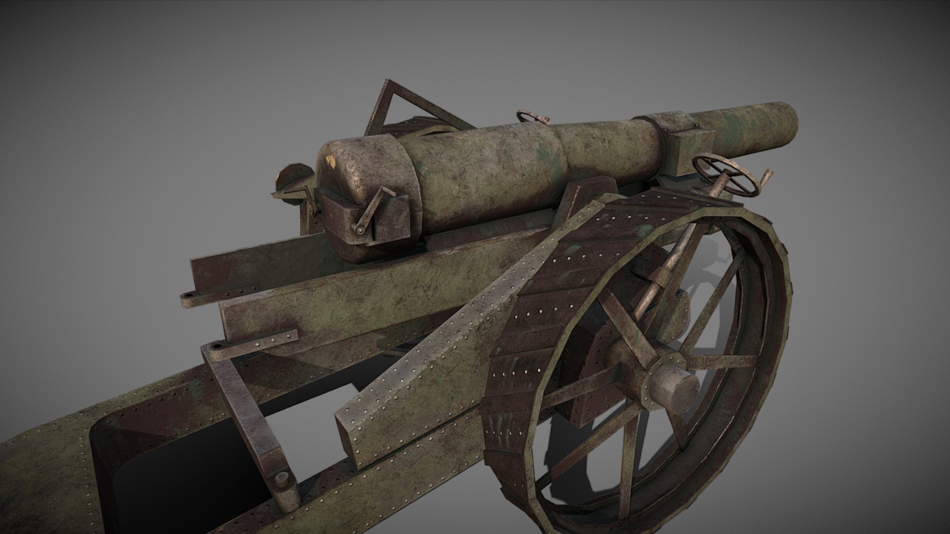 3D Bl Howitzer Model - TurboSquid 1454533