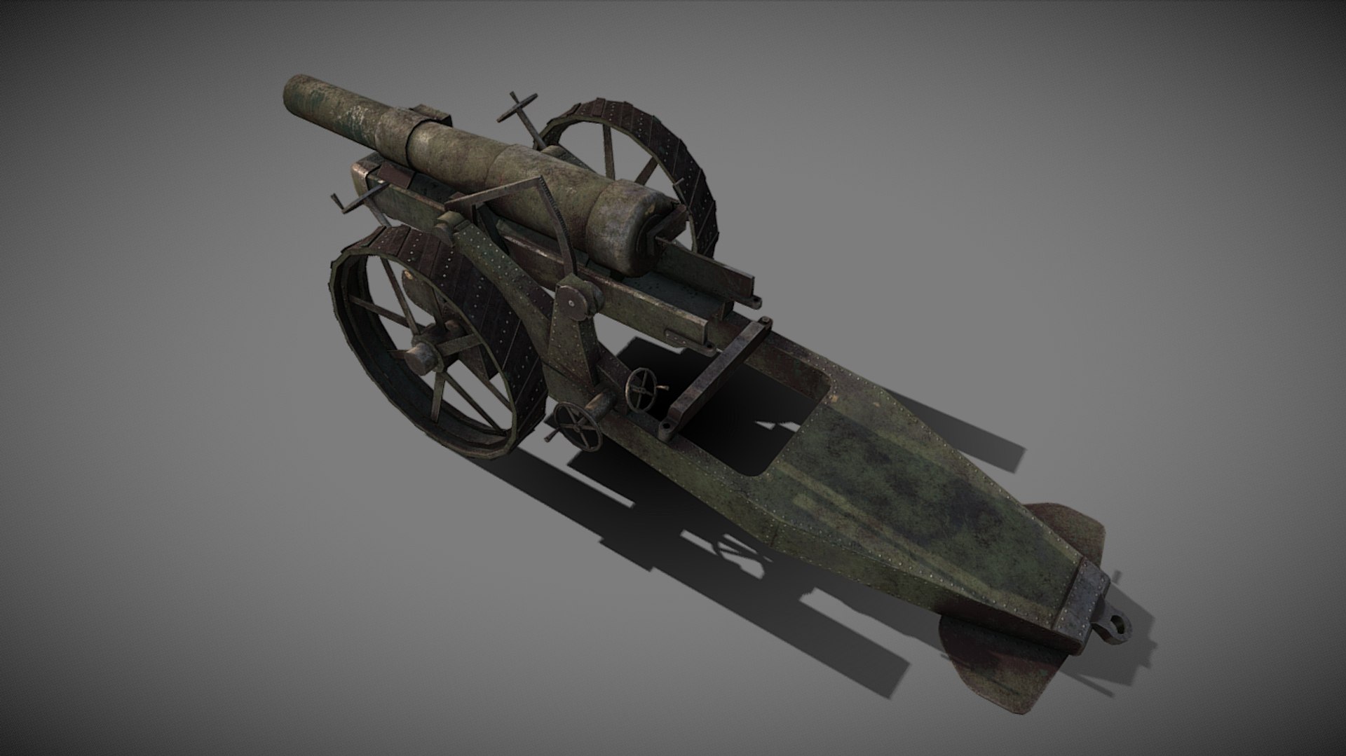 3D Bl Howitzer Model - TurboSquid 1454533