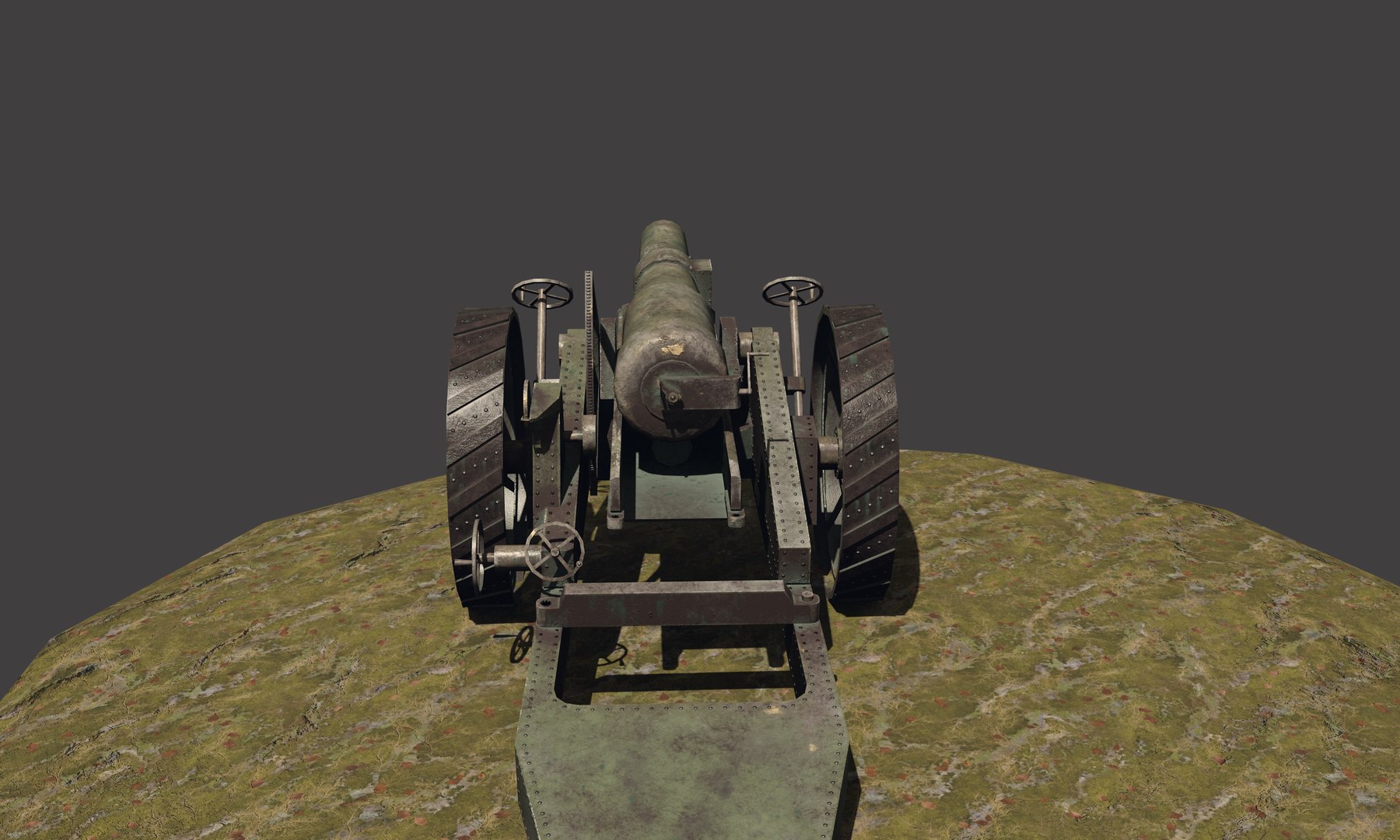 3D Bl Howitzer Model - TurboSquid 1454533