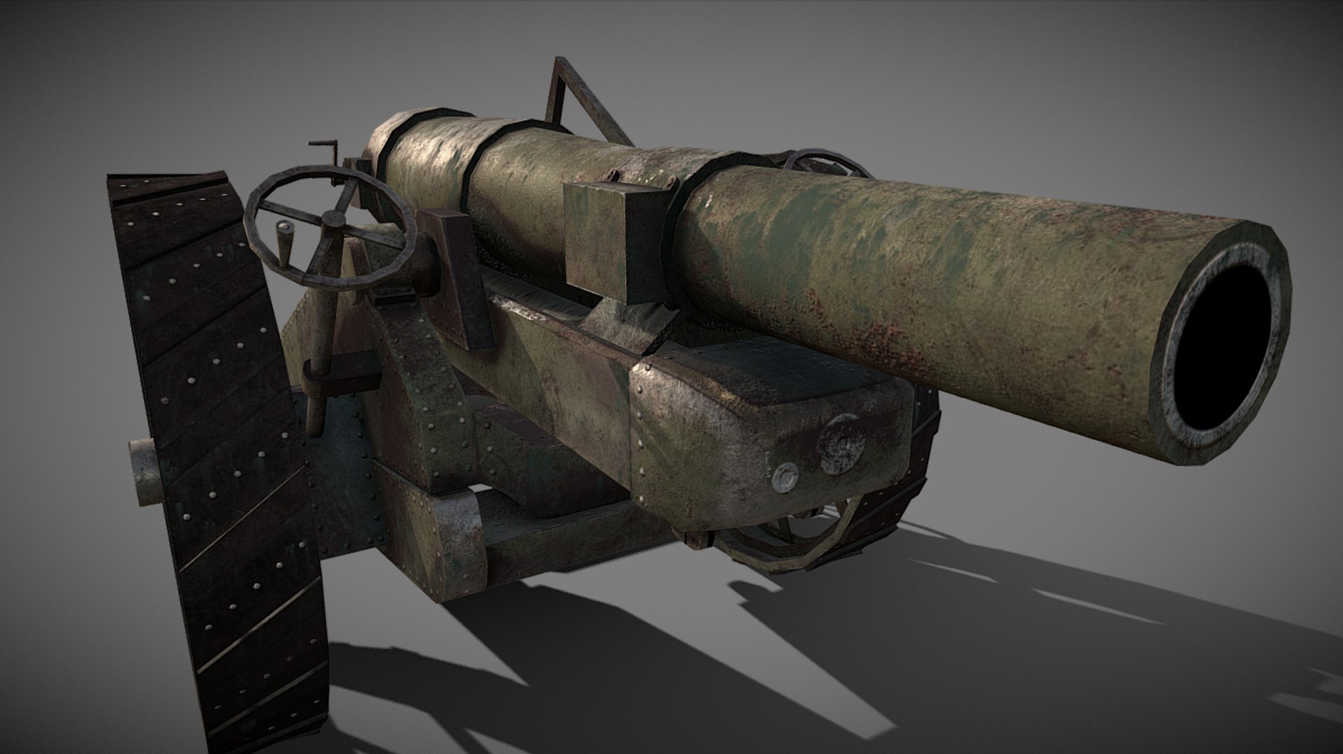 3D Bl Howitzer Model - TurboSquid 1454533