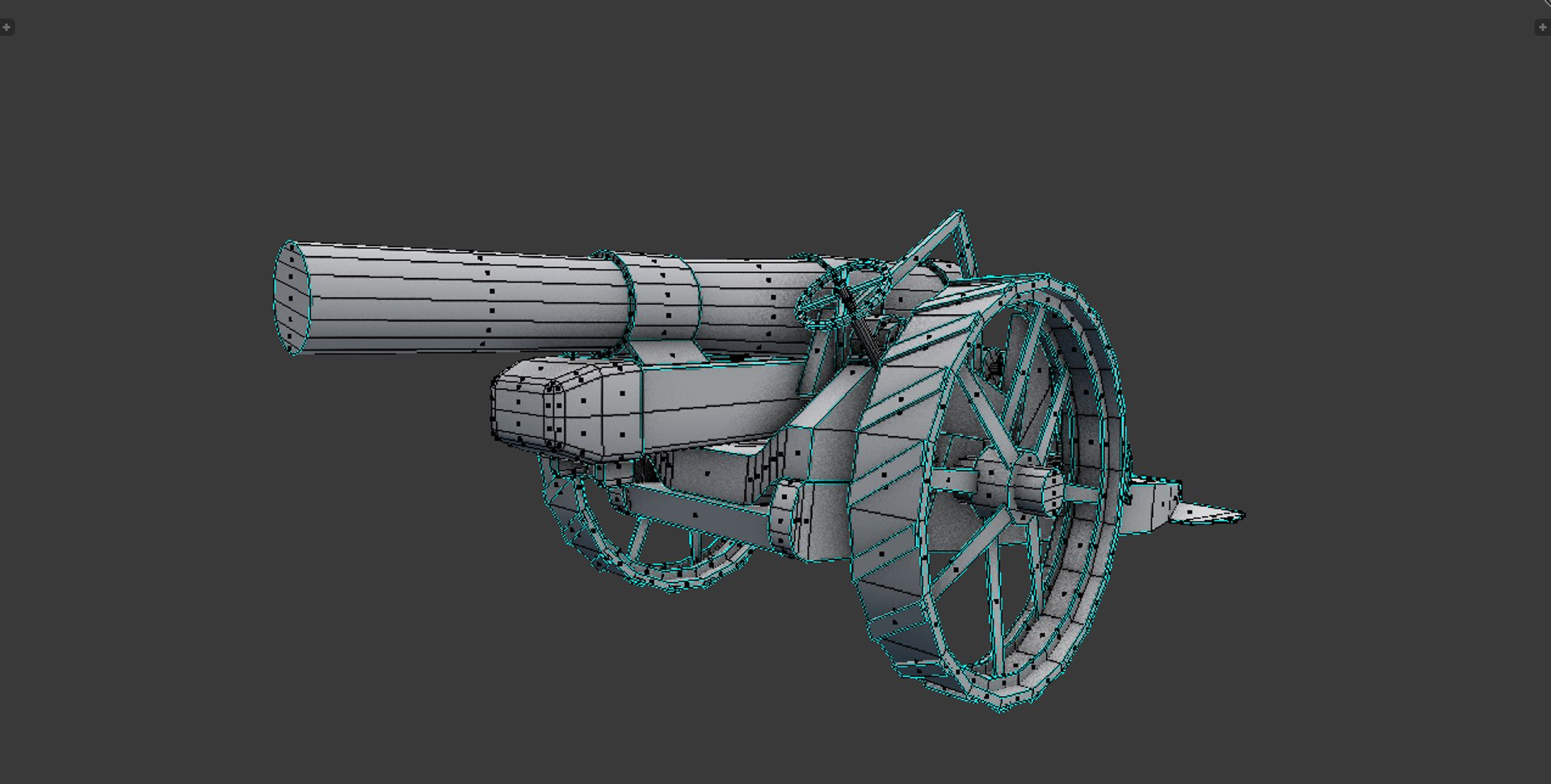 3D Bl Howitzer Model - TurboSquid 1454533