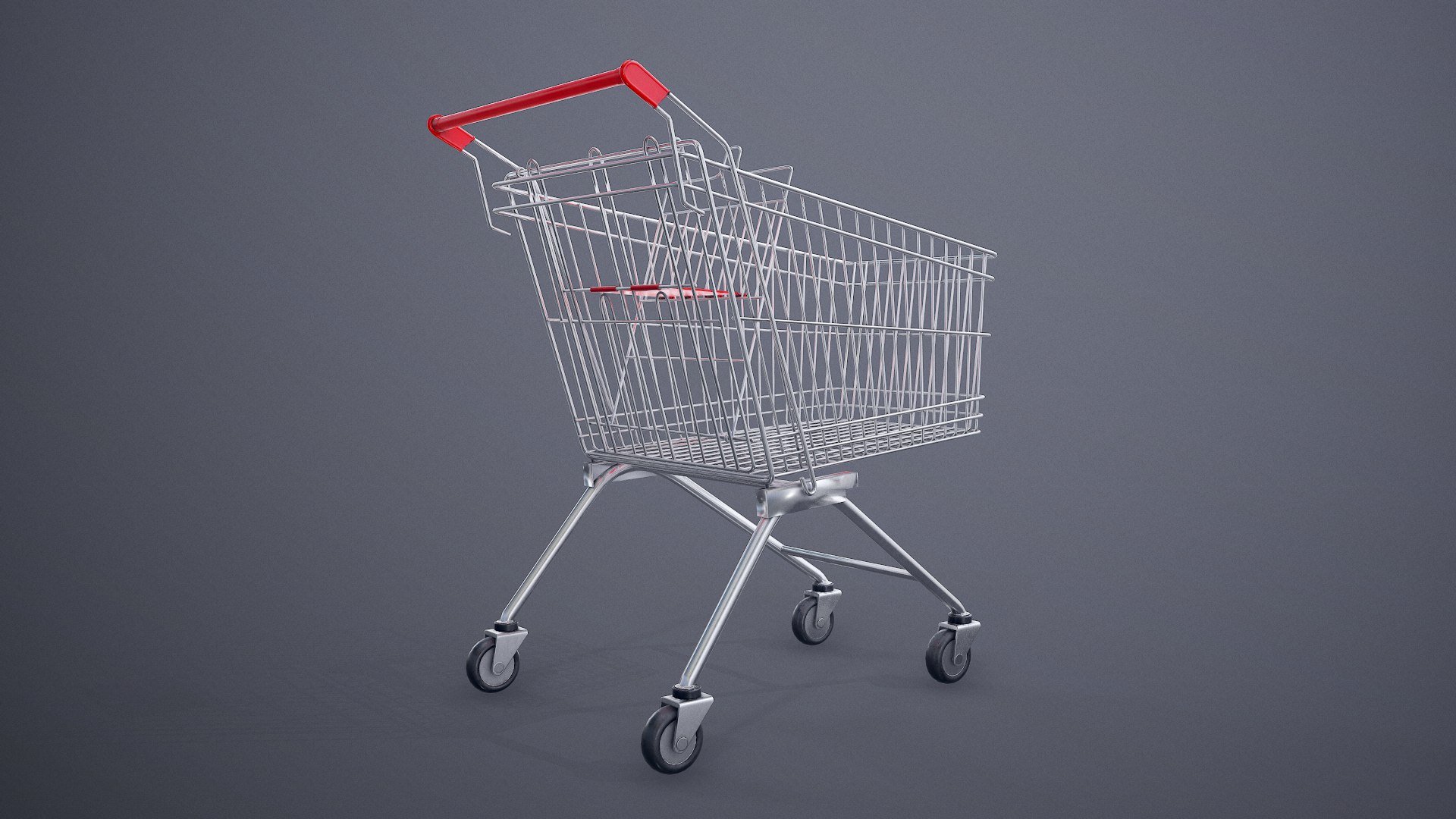 3D Shopping Cart - TurboSquid 1525821