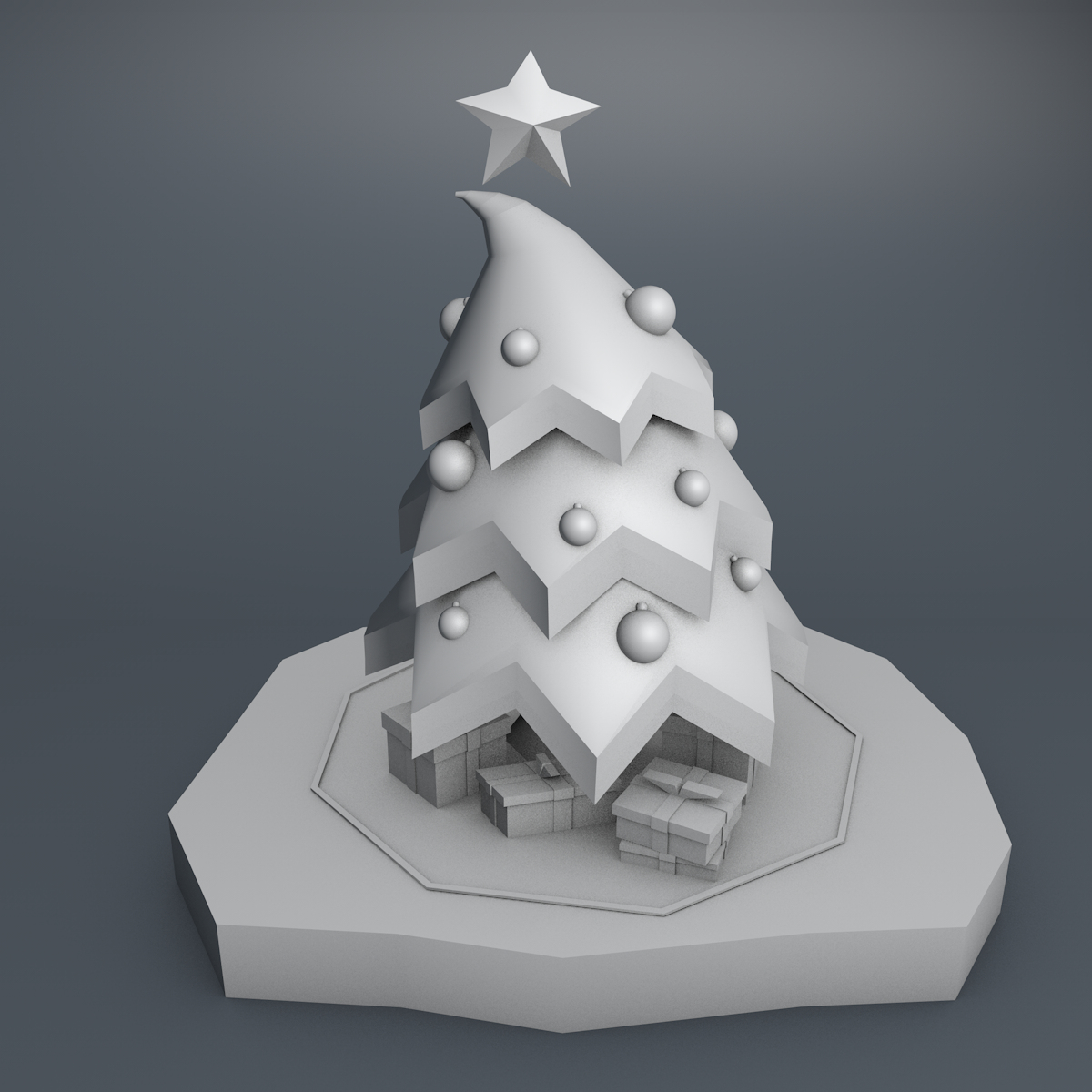 Christmas tree 3D model - TurboSquid 1484303