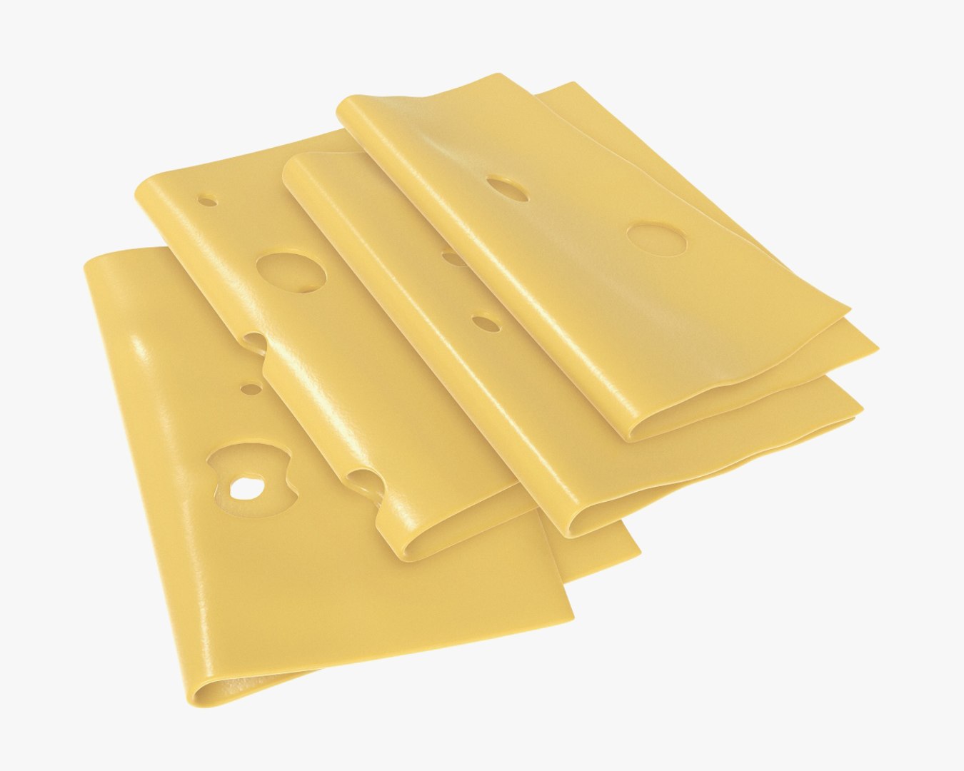 3D Cheese Slice Model - TurboSquid 1422592
