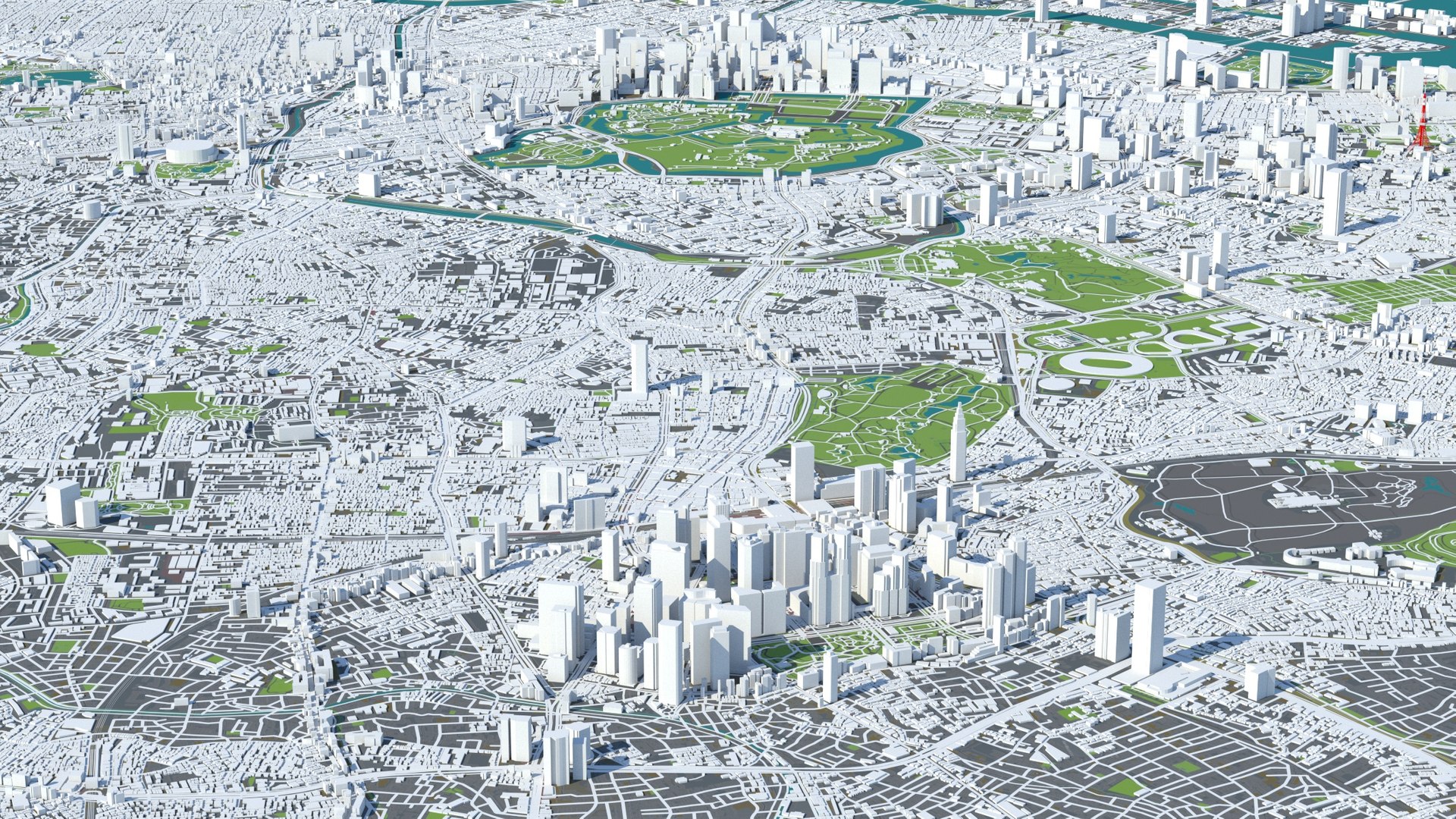 3D Tokyo City - - TurboSquid 1457759