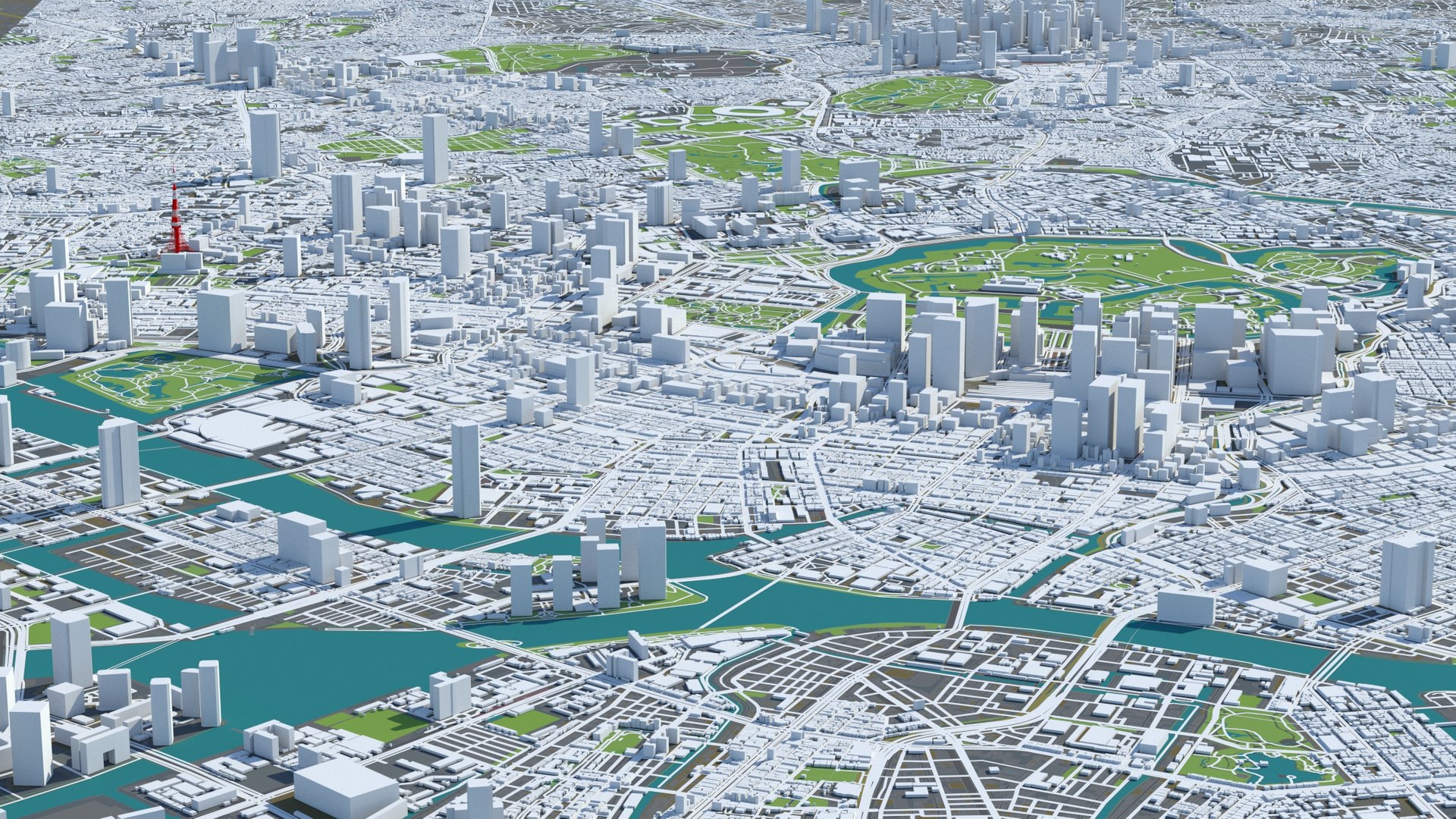 3D Tokyo City - - TurboSquid 1457759