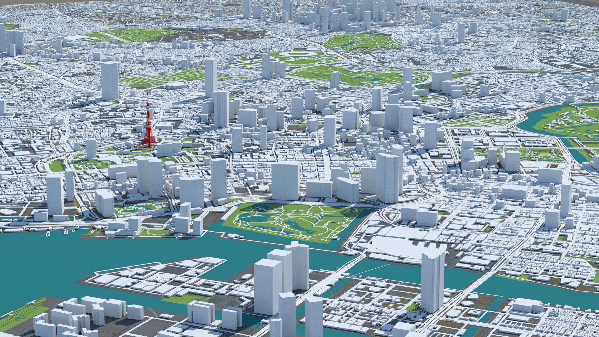 3D Tokyo City - - TurboSquid 1457759