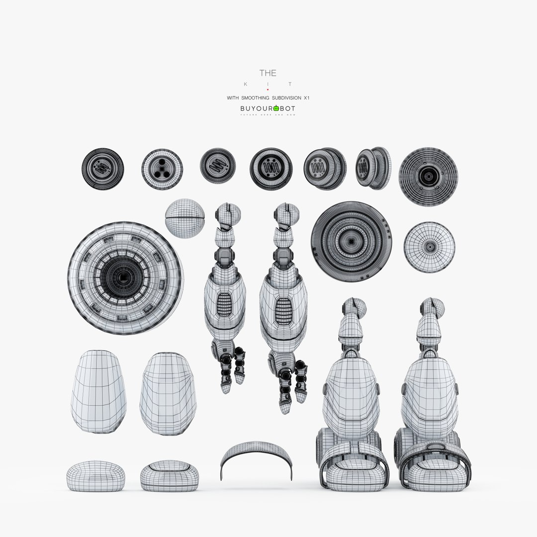 Cute Robot Friendly 3D Model - TurboSquid 1236836