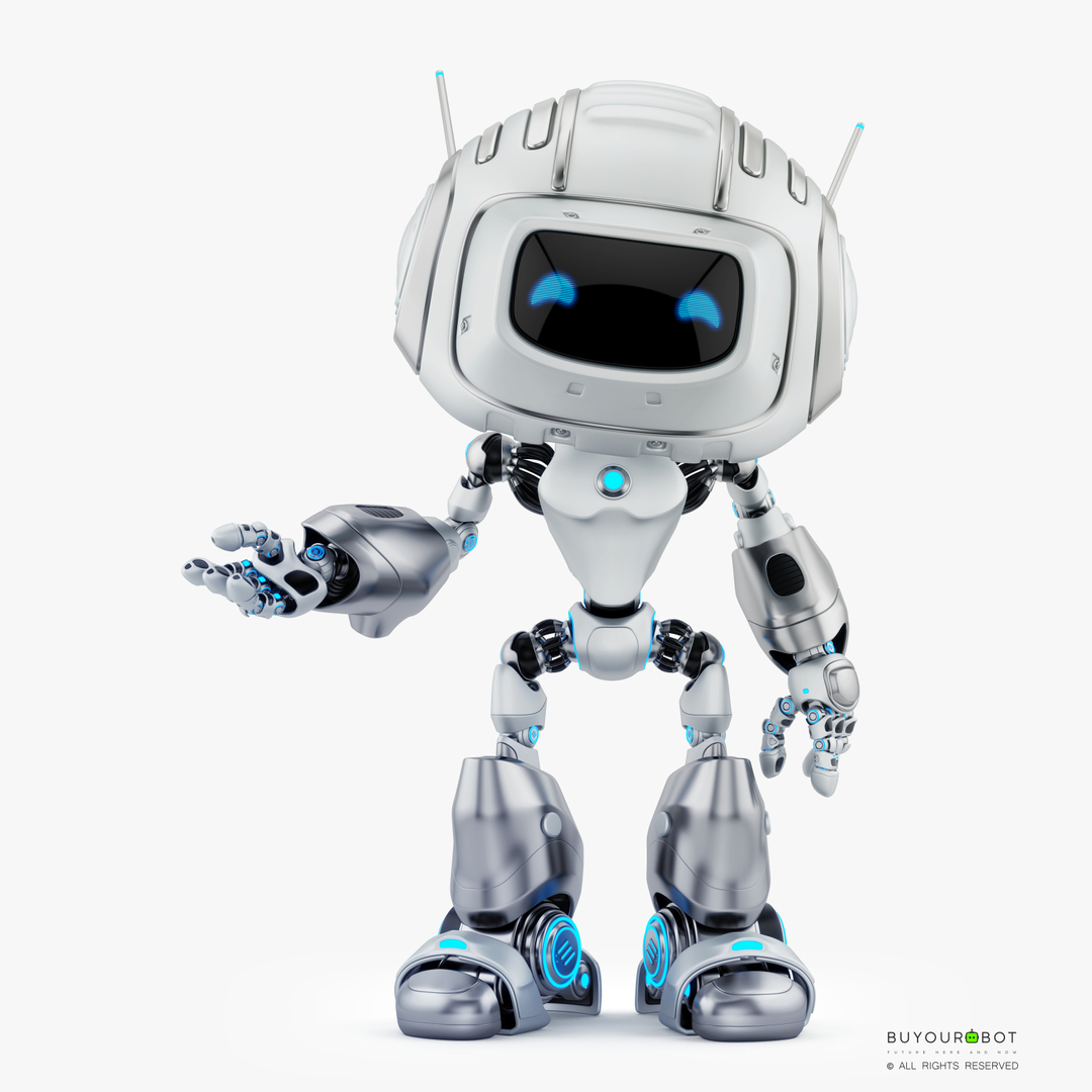 Cute robot friendly 3D model - TurboSquid 1236836
