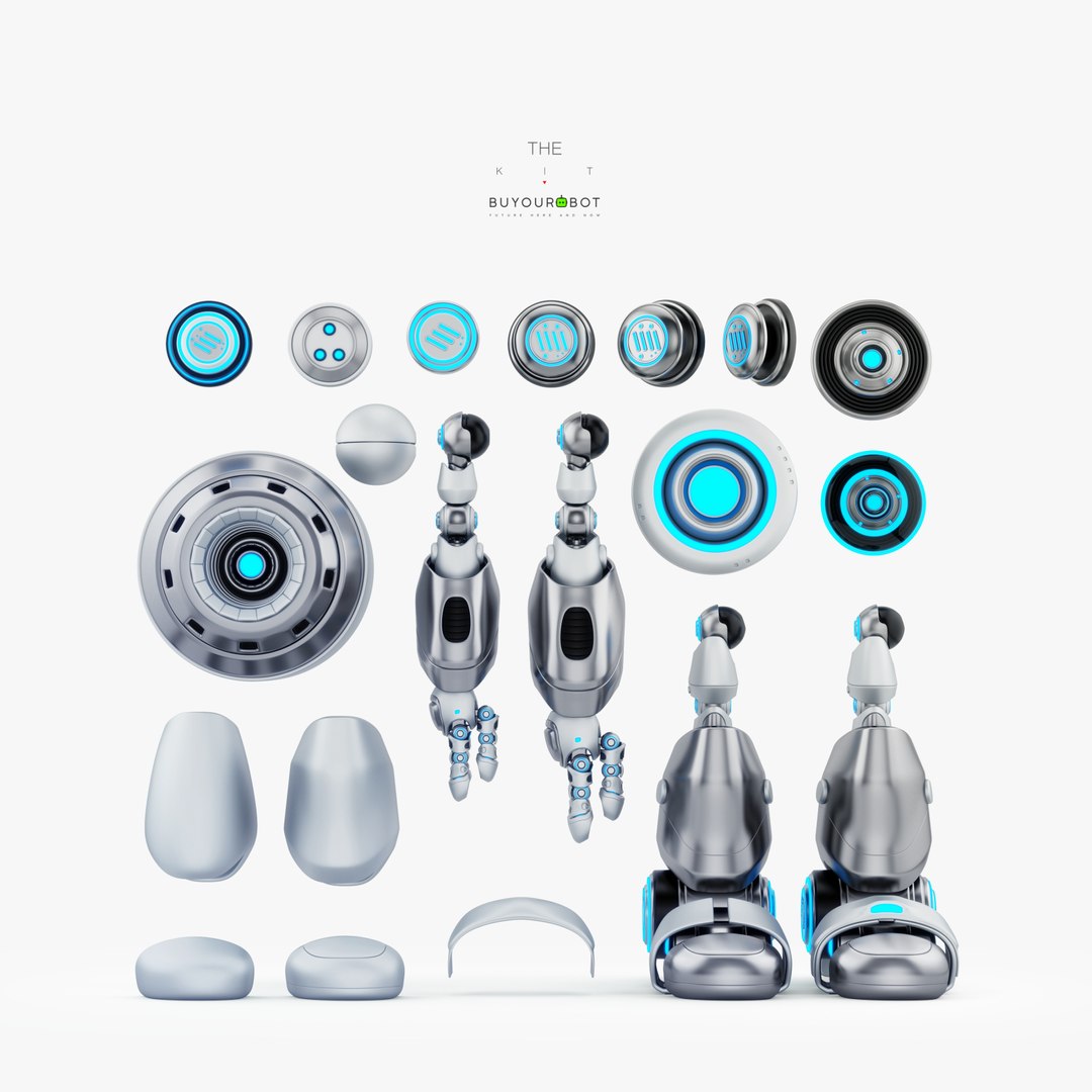 Cute Robot Friendly 3D Model - TurboSquid 1236836