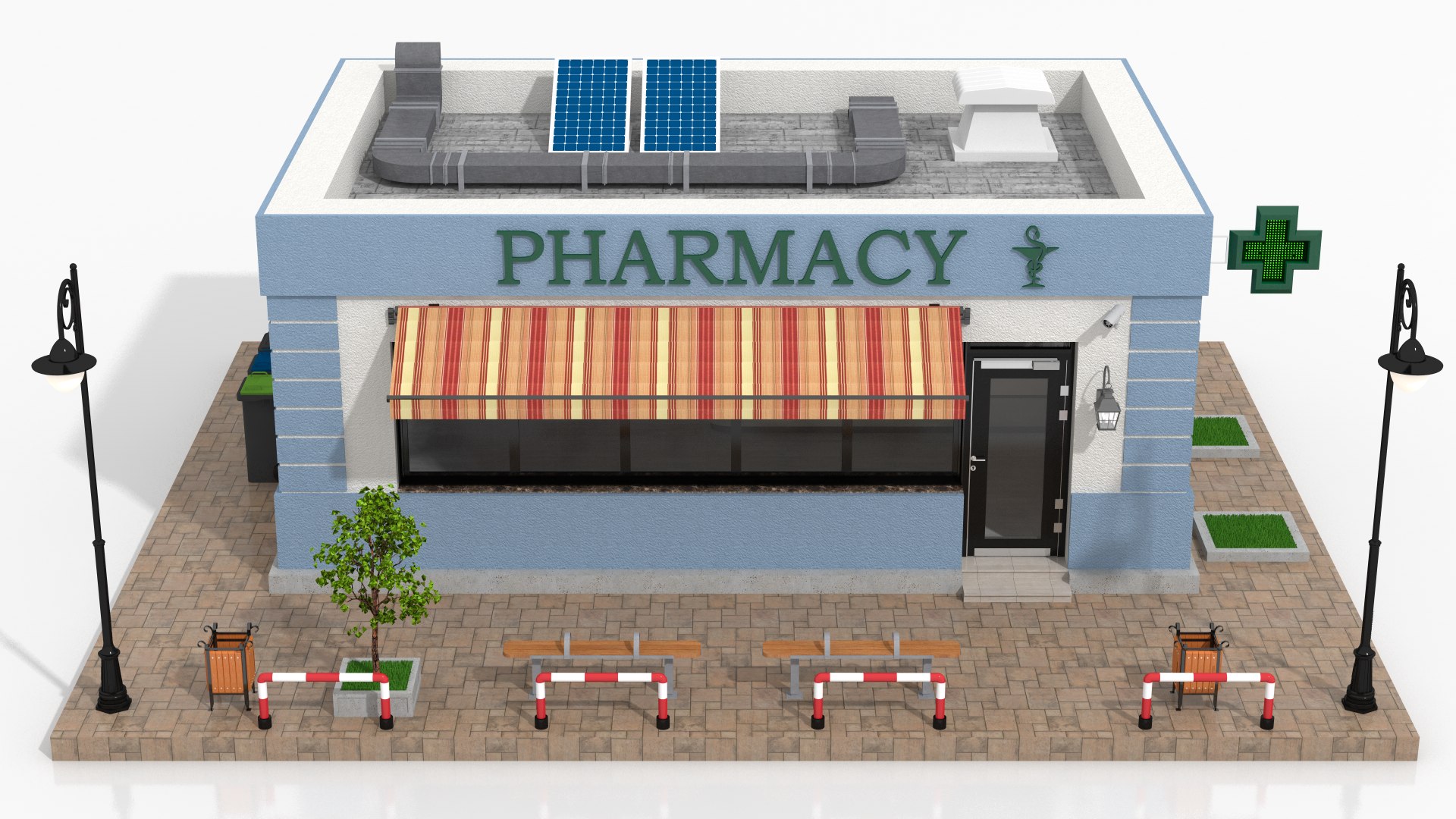 Pharmacy 3D - TurboSquid 1885102