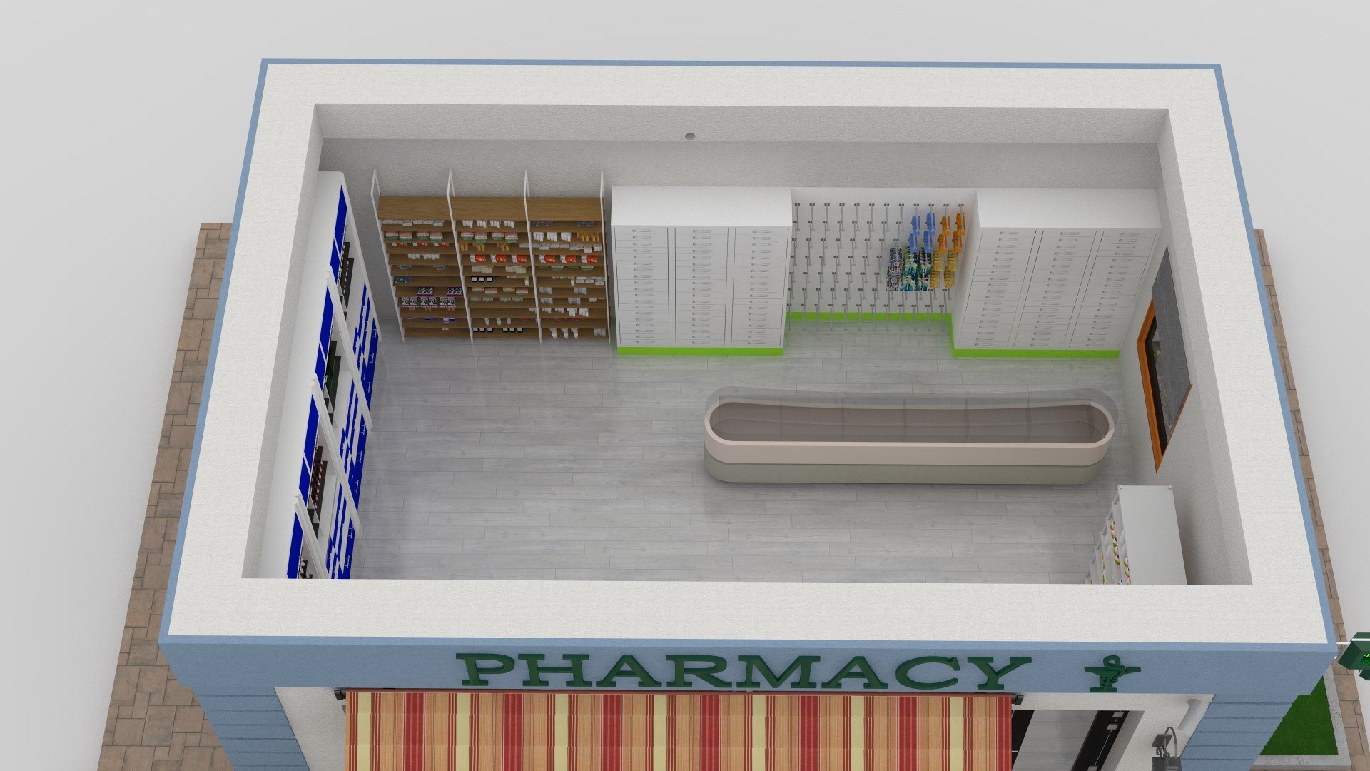 Pharmacy 3D - TurboSquid 1885102