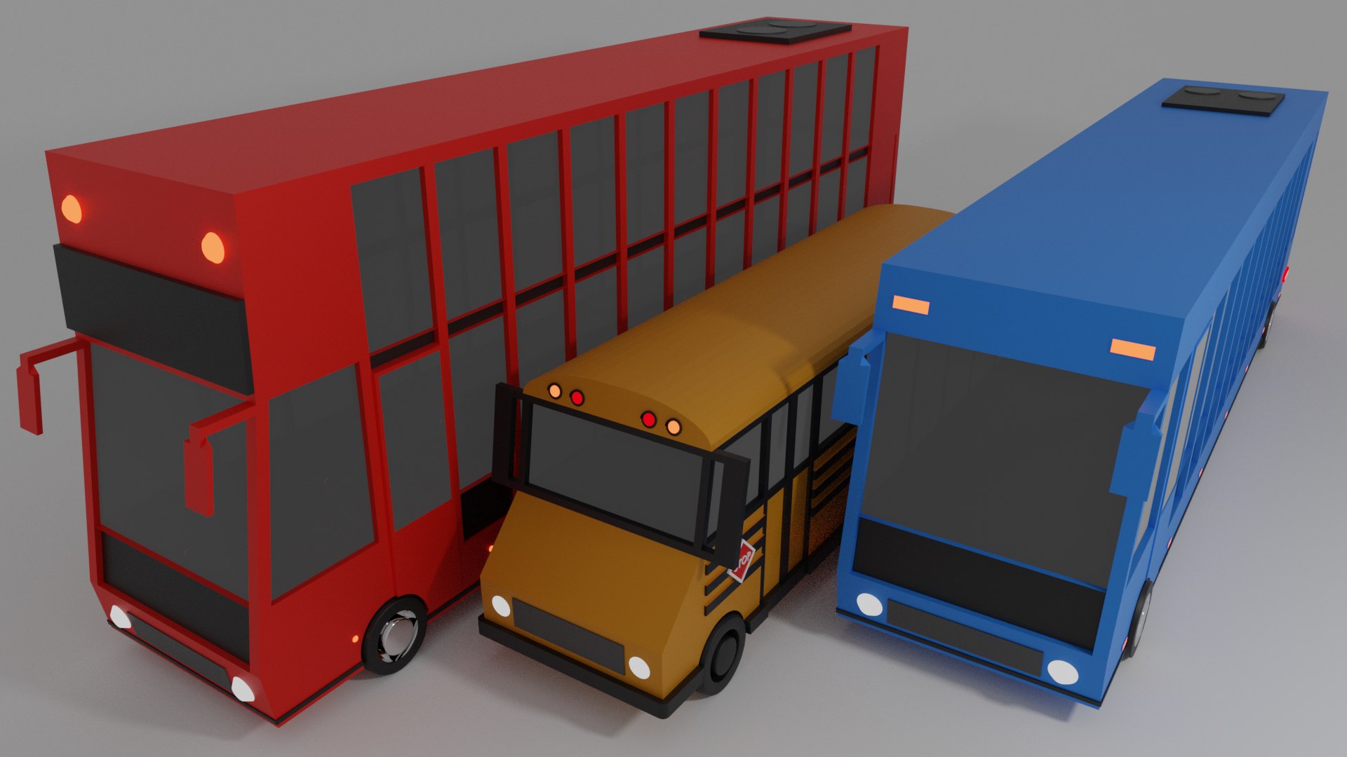 3D Bus Vechiles Pack Model - TurboSquid 1773136