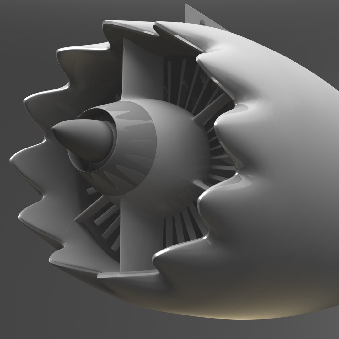 Jet Engine 3D Model - TurboSquid 1241417