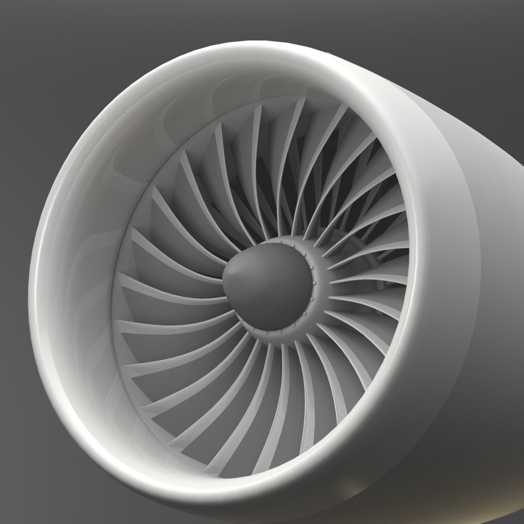 Jet Engine 3D Model - TurboSquid 1241417