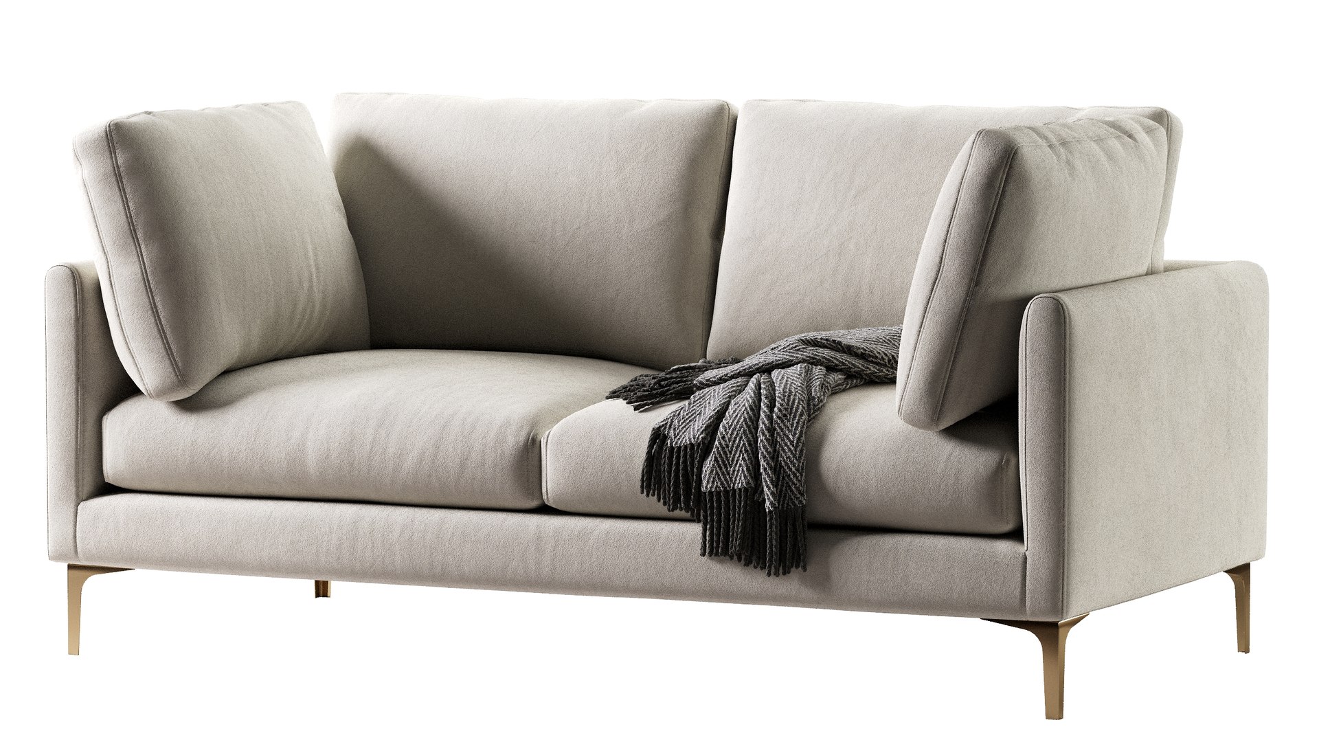 3D Adams 2 Seater Sofa Model - TurboSquid 2097908