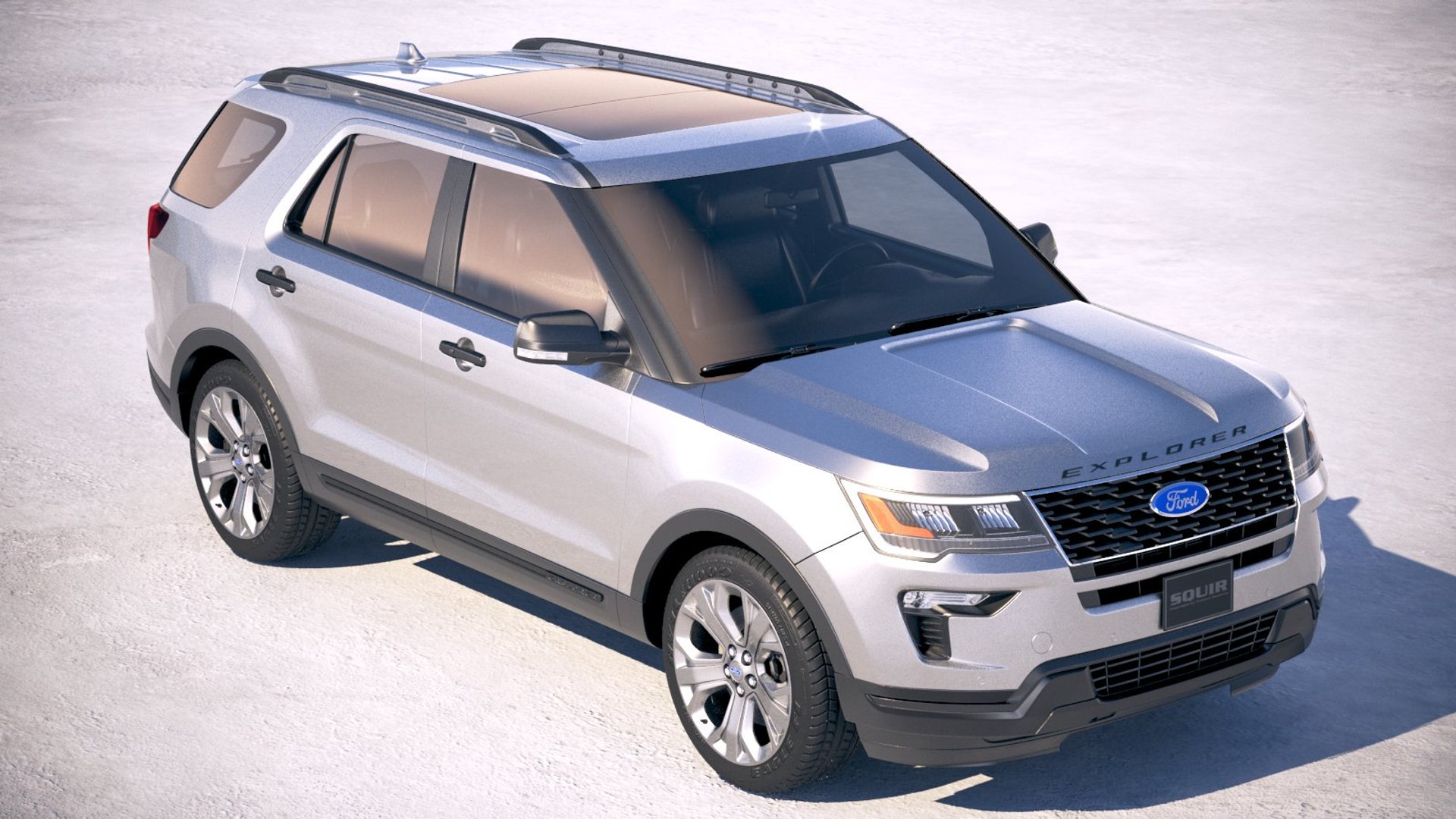 Explorer 2018 3D Model - TurboSquid 1296018