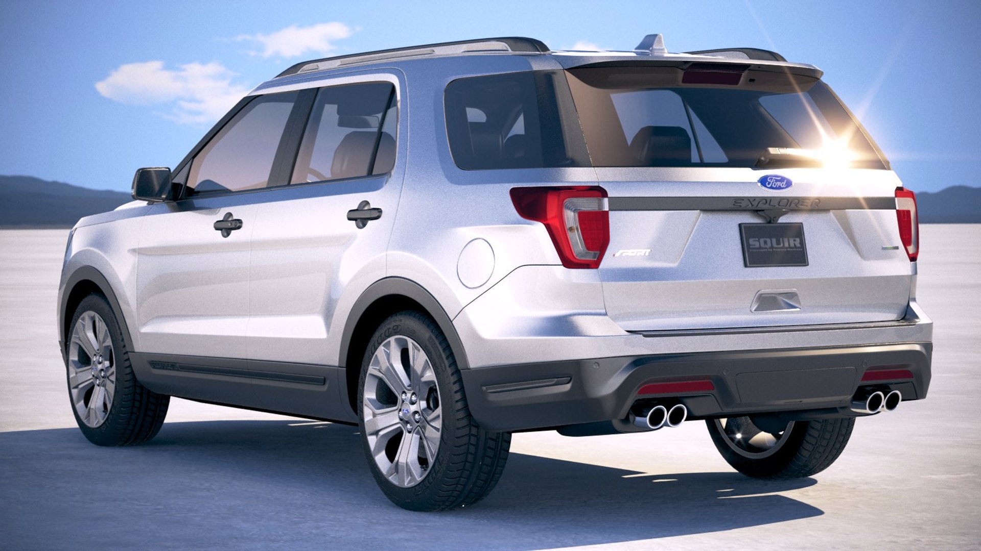 Explorer 2018 3D Model - TurboSquid 1296018