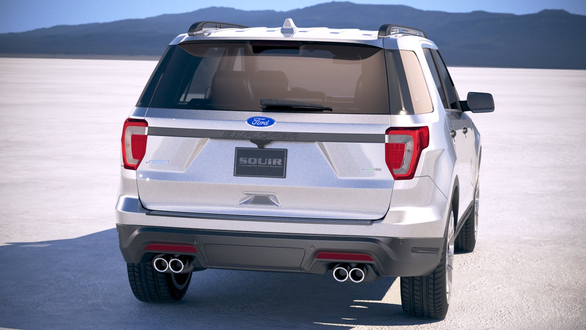 Explorer 2018 3D Model - TurboSquid 1296018