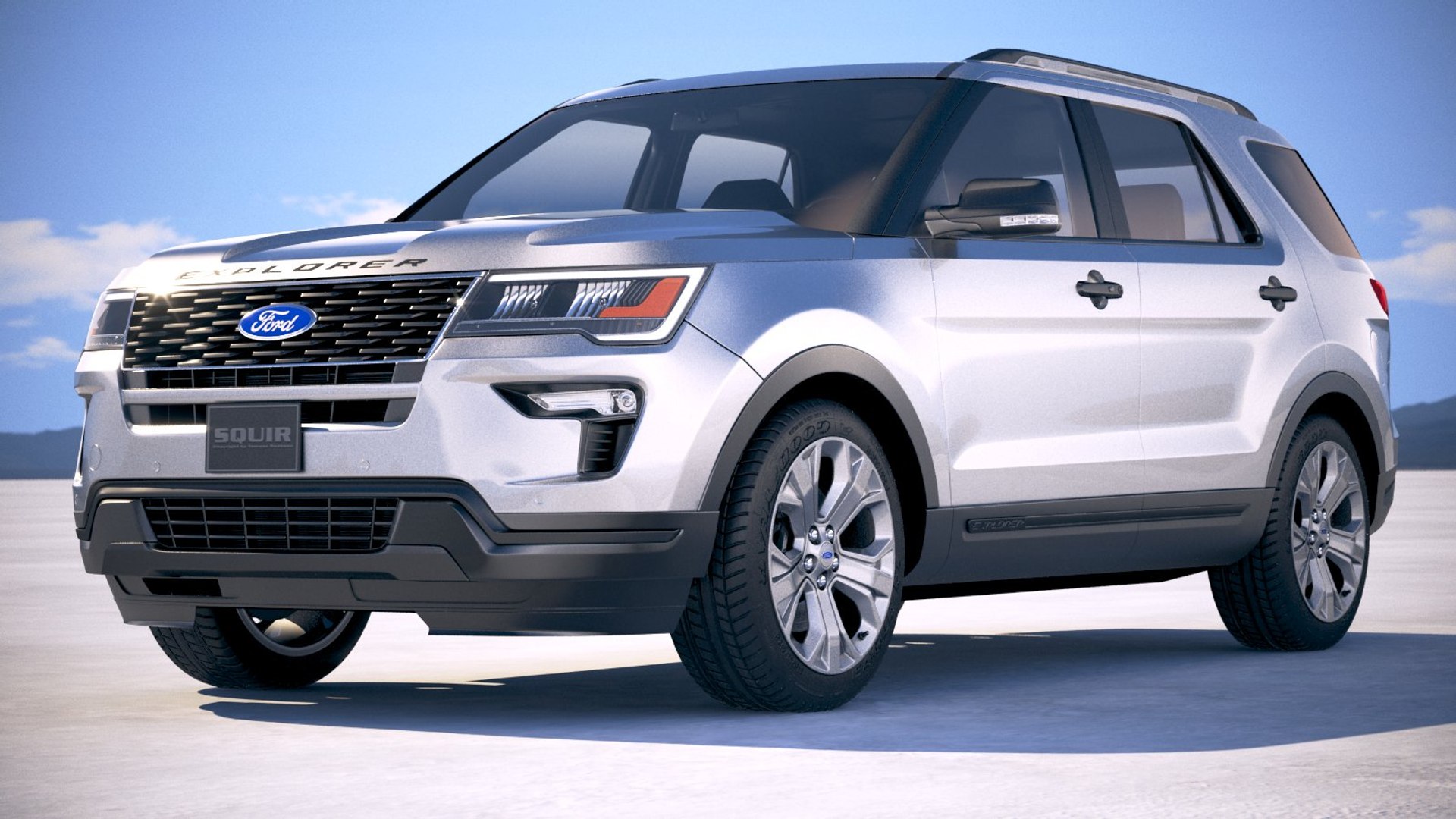 Explorer 2018 3D Model - TurboSquid 1296018