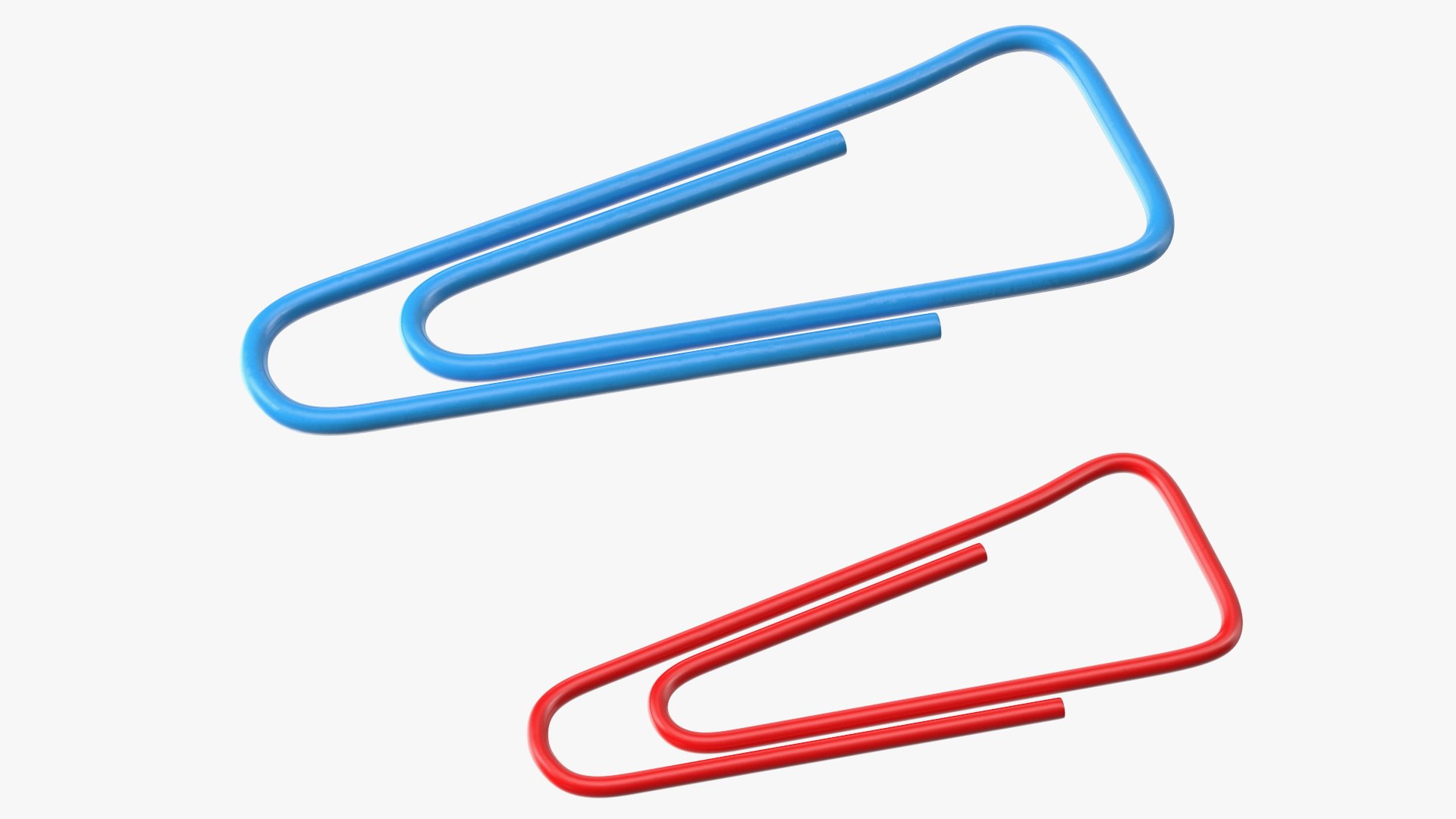 Paper Clip Triangular Shape Color model - TurboSquid 1861420