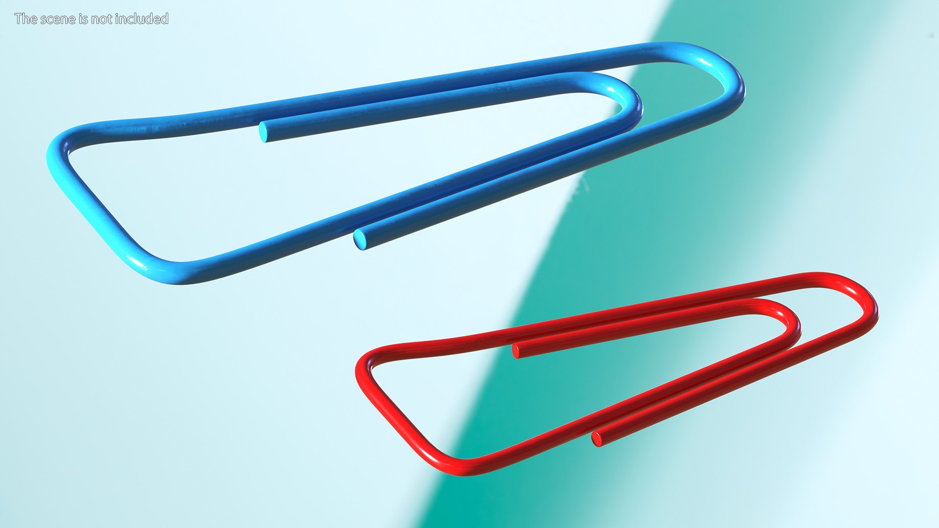 Paper Clip Triangular Shape Color model - TurboSquid 1861420