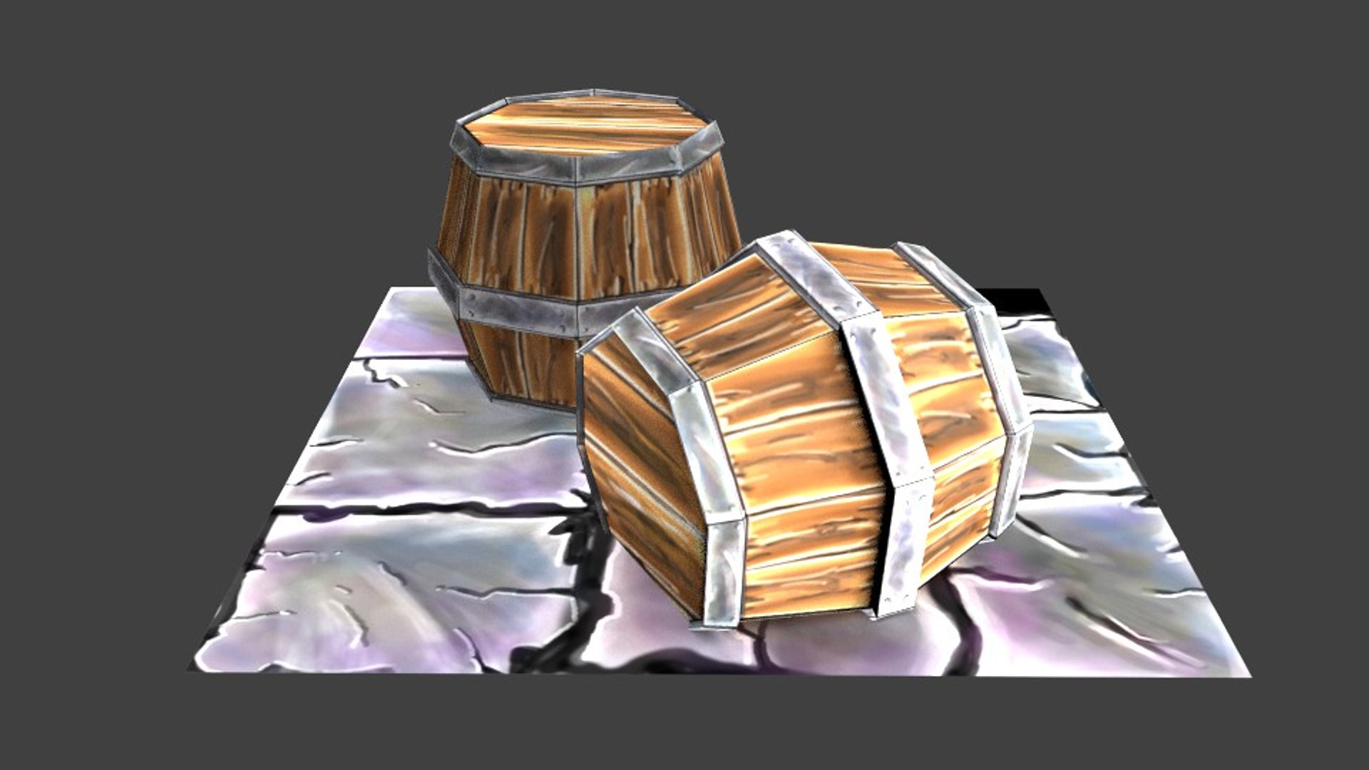 Barrel Assets Model - TurboSquid 1446963