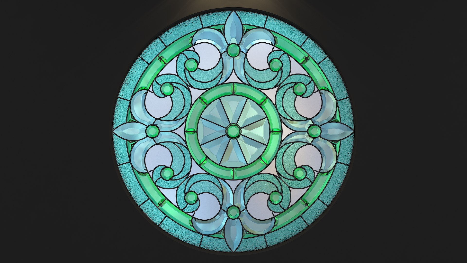 3D Model Stained-glass Window - TurboSquid 1752460