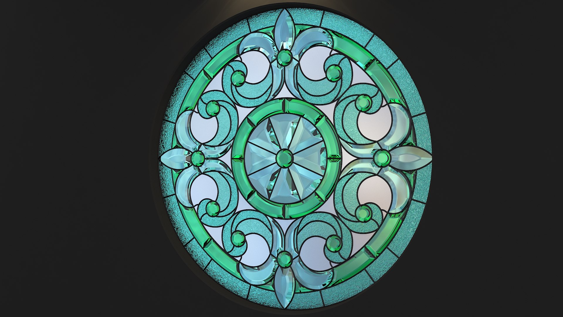 3D Model Stained-glass Window - TurboSquid 1752460