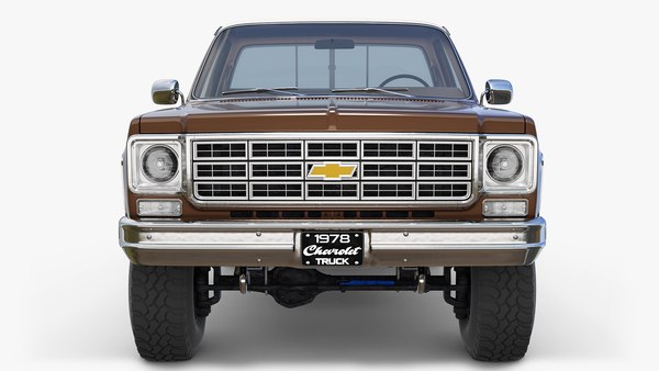 1978 Chevrolet Pickup K20 model - TurboSquid 1799009