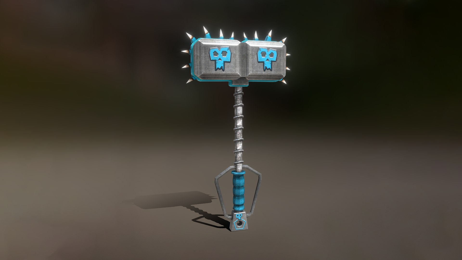 3D Weapon Hammer Stylized - TurboSquid 2090657