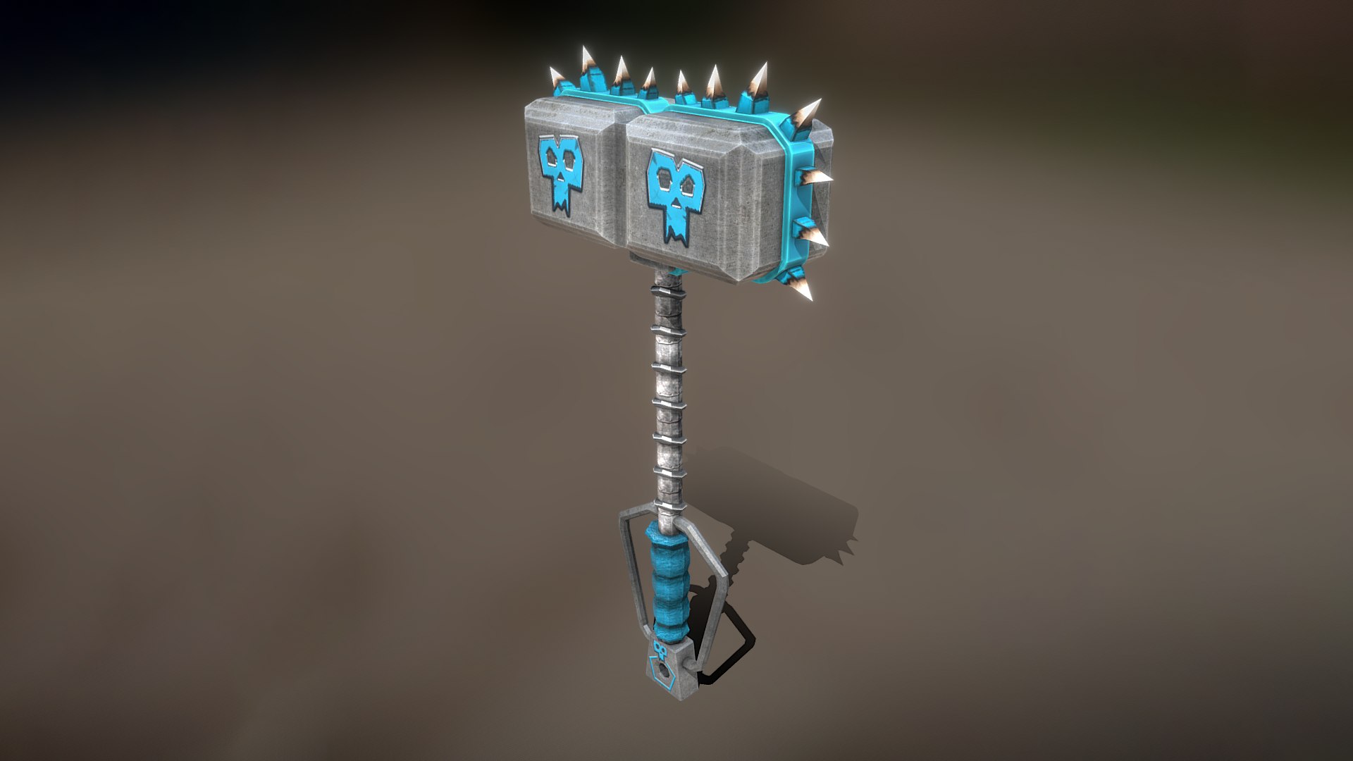 3D Weapon Hammer Stylized - TurboSquid 2090657