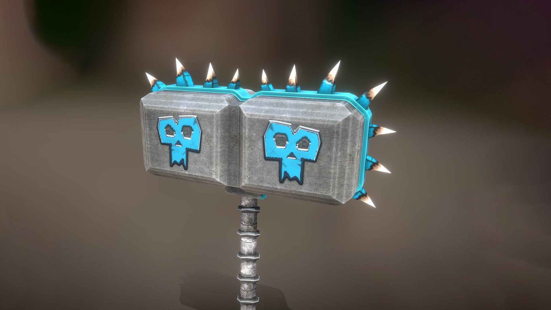 3D Weapon Hammer Stylized - TurboSquid 2090657