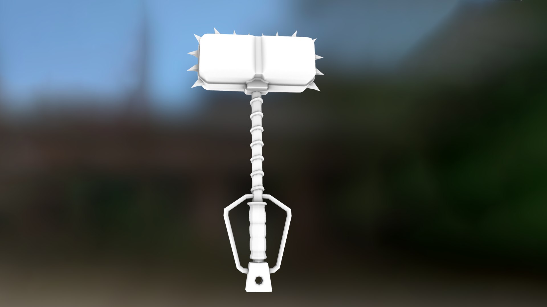 3D Weapon Hammer Stylized - TurboSquid 2090657