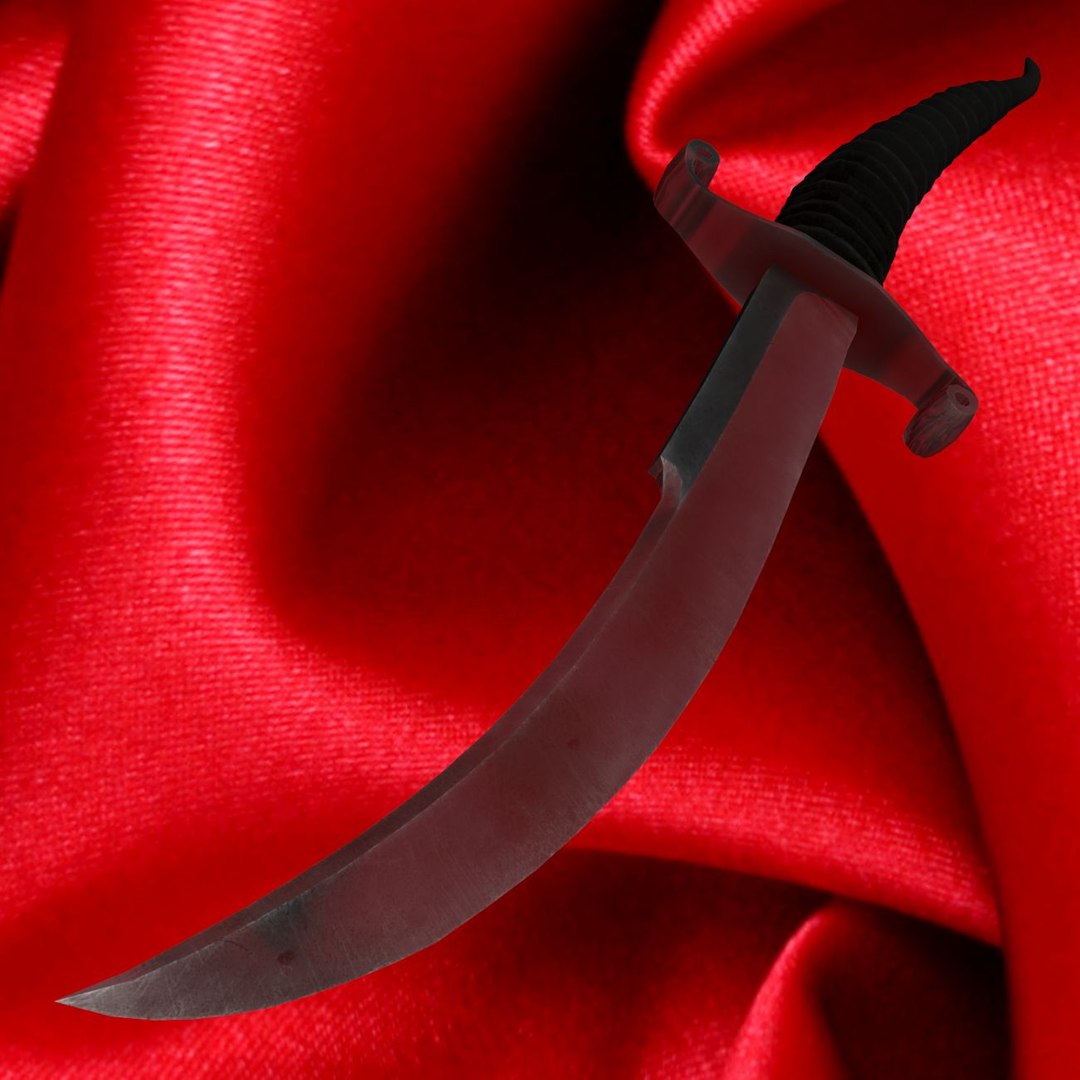 3d spanish fighting dagger model