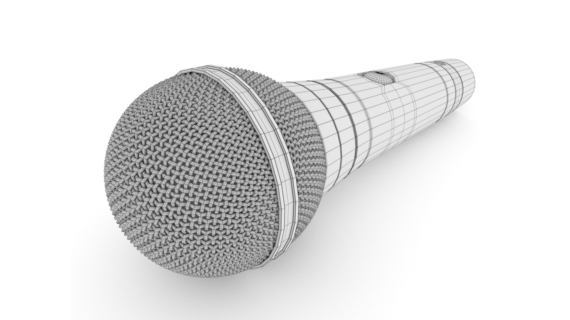 3D Model Microphone Blender V-multi - TurboSquid 1440532