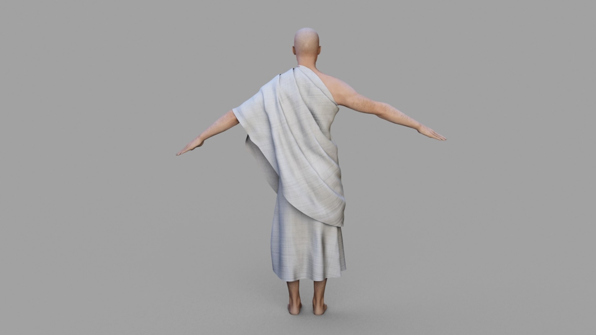 Hajj Character Rigged Cloth 3D Model - TurboSquid 1337510