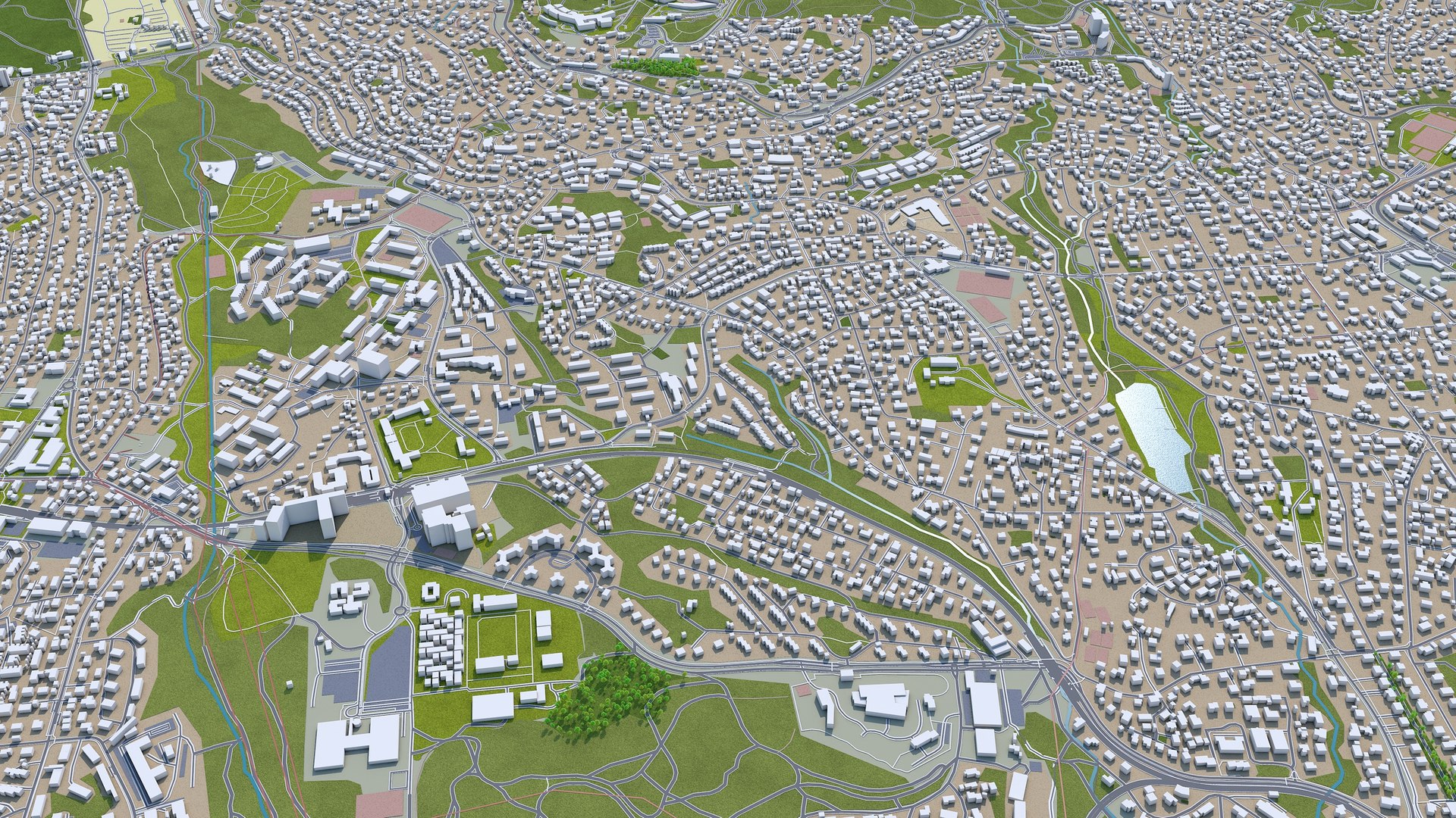 3D Model City Area Building - TurboSquid 1552453