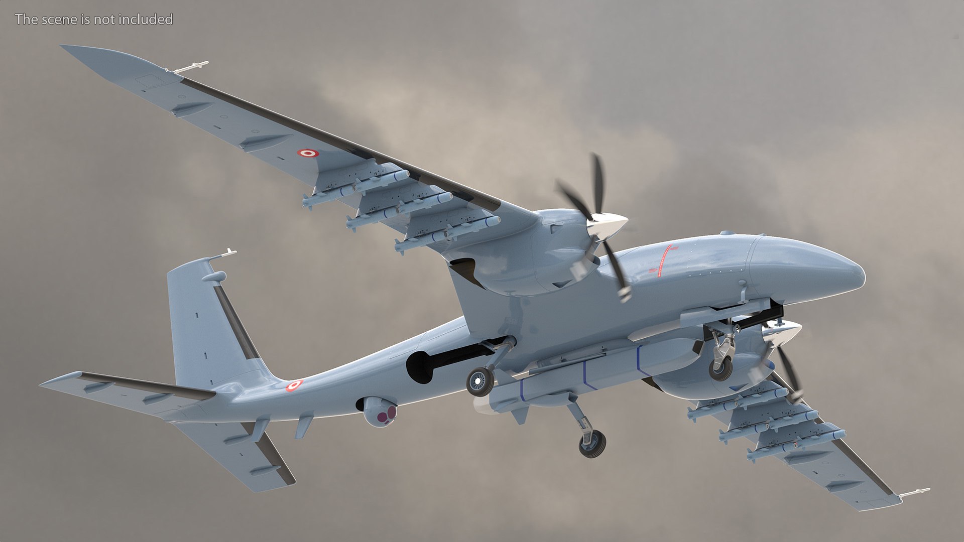 Tactical Aerial Combat Drone Rigged For Maya 3D Model - TurboSquid 2157026